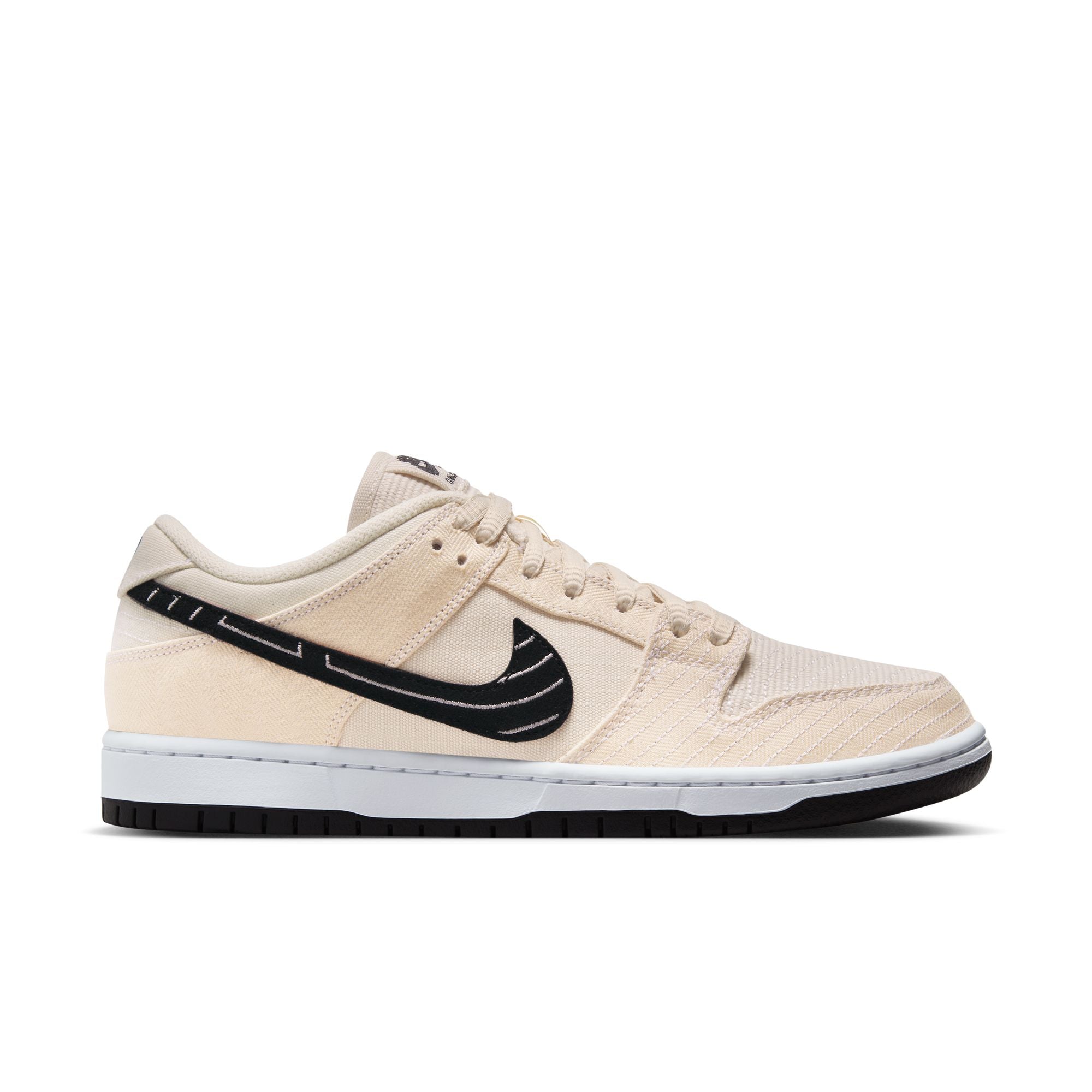 Nike SB Dunk Low Pro QS Albino & Preto fossil black sail – zeropolis