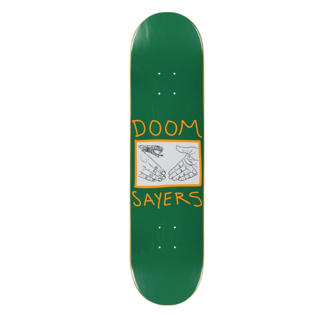 Doom Sayers Snake Shake Hand deck green 8" – zeropolis